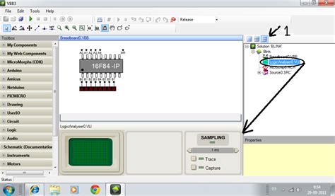 Proyecto Arduino Uso De Un Pic 16f84 Ip Con Un Analizador Logico En Vbb
