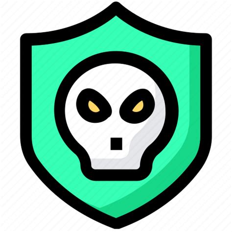 Hacker Protection Shield Virus Icon Download On Iconfinder