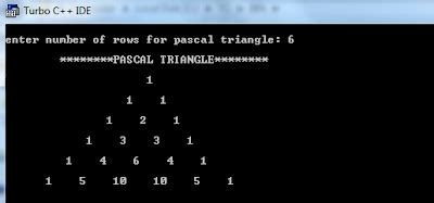 Sample Program For Pascal Triangle In C#: Software Free Download - piratebaycentre