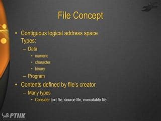 Ch File System Interface PPT