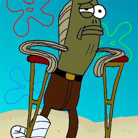 That Guy On Spongebob Who Randomly Yells My Leg