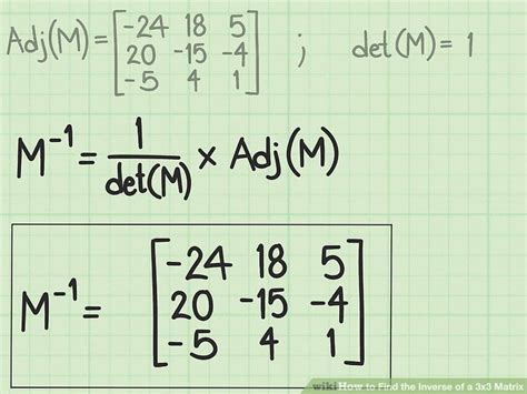 4 Ways To Find The Inverse Of A 3x3 Matrix Wikihow