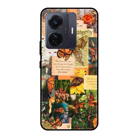 Butterfly Aesthetic Vivo T1 Pro 5g Glass Case Stayclassy