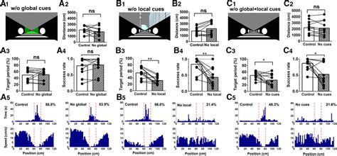 The Effects Of Visual Cue Manipulations A The Effect Of Elimination