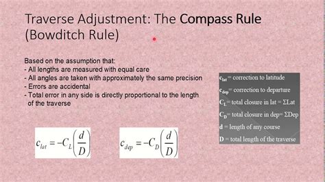 Traverse Surveying Compass And Transit Rule Youtube
