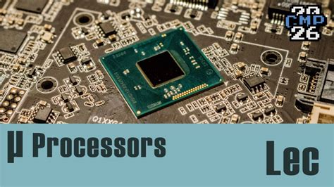 Microprocessors Lecture 4 Youtube