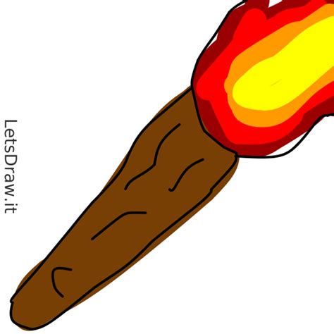 How To Draw Torch Jhcjf8rso Png LetsDrawIt