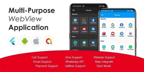 Multipurpose WebView - Flutter Complete App by RahulChouhan - code.market