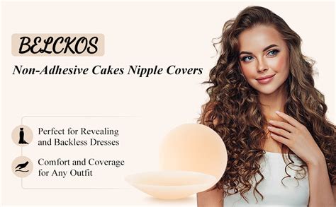 Belckos Cakes Nipple Covers Non Adhesive Cakes Grippy
