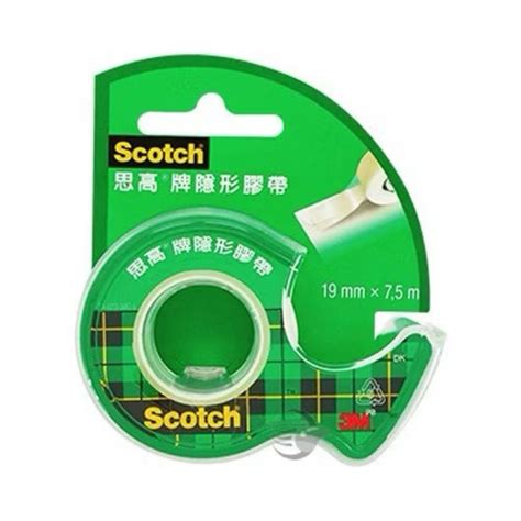 《3m Scotch 思高牌》105 Tw 隱形膠帶附台 34吋 19mm75m 蝦皮購物