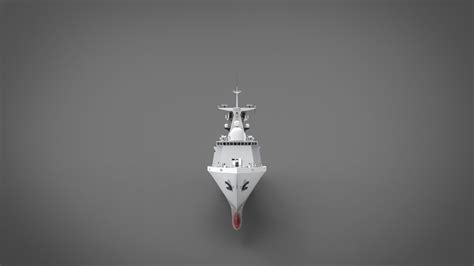 Tughril Class Frigate 3d Model Cgtrader