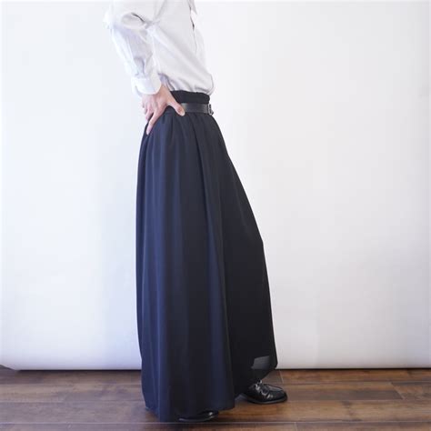 Beautiful Super Wide Silhouette See Through Layer Pants 古着・リメイクの専門店