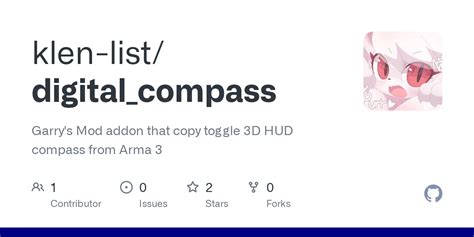 Github Klen Listdigitalcompass Garrys Mod Addon That Copy Toggle 3d Hud Compass From Arma 3