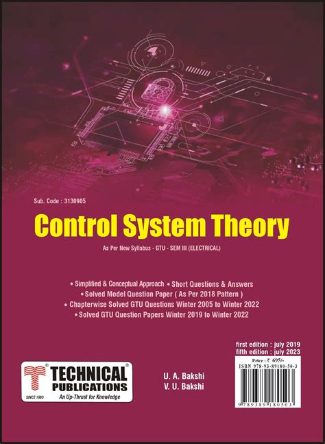 Control System Theory For Gtu 18 Course Iii Electrical 3130905