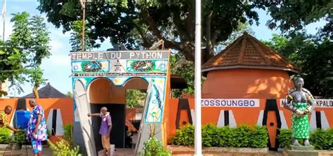 Temple Du Python The Sacred Python Temple Of Ouidah Benin An