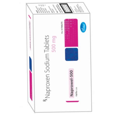 Naprowel 500mg Tablets Box Of 100 At ₹ 800strip In Nagpur Id 2857081540330