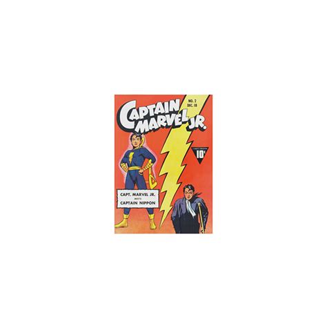 Captain Marvel Jr Comic Elvis Replicapropstore