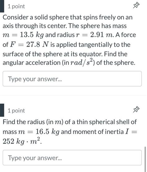 Solved I Need Help With All Rotational Dynamics Question Chegg