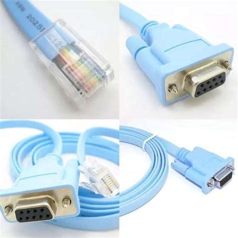Jual KABEL CONSOLE CISCO RJ45 TO SERIAL FEMALE RJ 45 TO DB9 FEMALE Di Seller Finel Computer