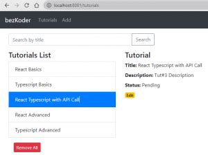 React Typescript With API Call Example Using Hooks And Axios BezKoder
