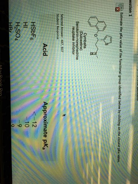 Solved Estimate the pKa value of the functional group | Chegg.com