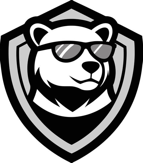 Bear Mascot Logo With Sunglass 56880778 Vector Art At Vecteezy