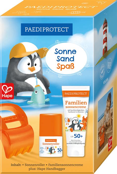 Paediprotect Sonnenschutz Sommer Bundle Sonnencreme Sonnenroller Lsf 50 1 St Dauerhaft