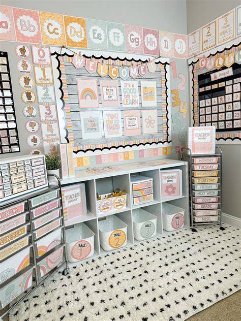 Pastel Doodles Classroom Decor Pastel Calm Class Decor Mega Bundle Elementary Classroom