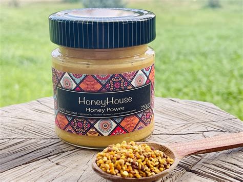 Пчелен мед с прашец Honey Power 250 гр Bhoney