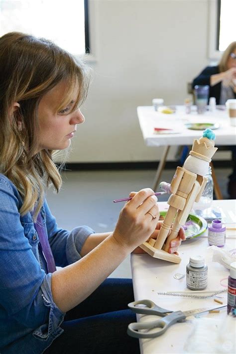 Diy Nutcracker Inspiration From An Artists Workshop Think Make Share Christmas Crafts Diy