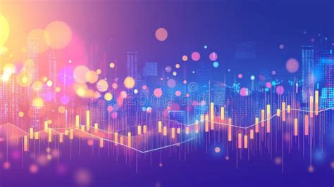 Market Trends Are Represented By Colorful Lines And Bars In This