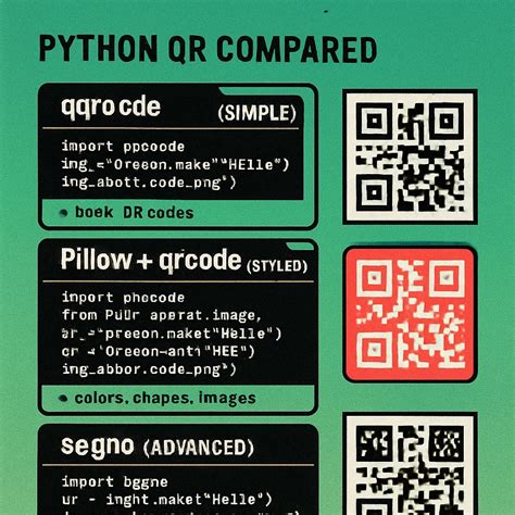 Generate Qr Codes In Python Qrcode Pillow And Segno Guide