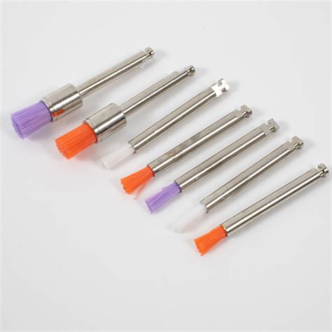 Flat Type Dental Prophy Brushes Polishing Brush And Brush Price