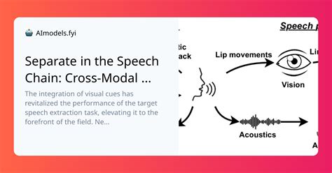 Separate In The Speech Chain Cross Modal Conditional Audio Visual