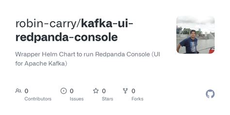 Github Robin Carry Kafka Ui Redpanda Console Wrapper Helm Chart To Run Redpanda Console Ui