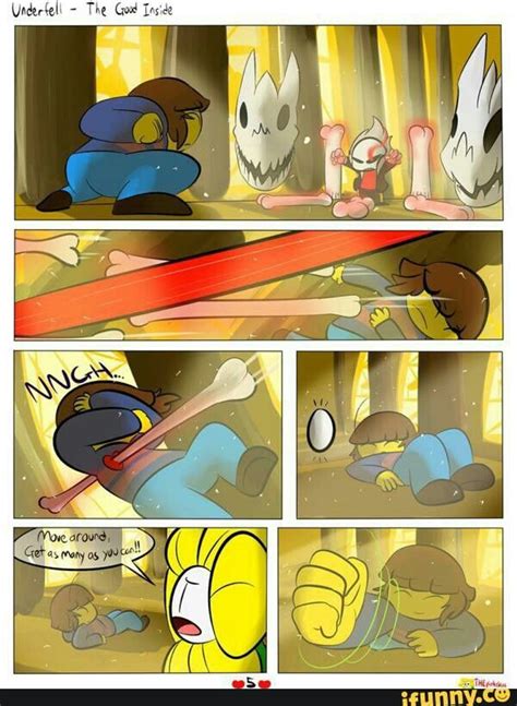 Underfell Sans Frisk And Flowey Undertale Undertale Funny Undertale Drawings