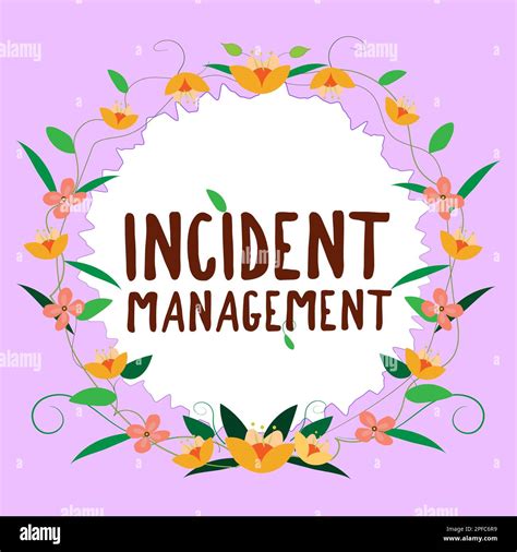 Text Sign Showing Incident Management Business Overview Process To Return Service To Normal