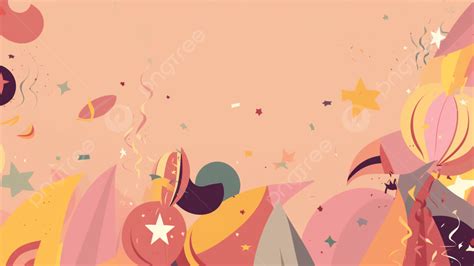 Party Balloon Pink Cartoon Background Party Balloon Pink Background