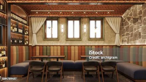 카페 레스토랑펍 인테리어 디자인 컴퓨터 생성 이미지입니다 건축 시각화 3d 렌더링 0명에 대한 스톡 사진 및 기타 이미지 카페 레스토랑펍 인테리어 디자인 컴퓨터 생성 이미지입니다 건축 시각화 3d 렌더링 0명에 대한 스톡 사진 및 기타 이미지