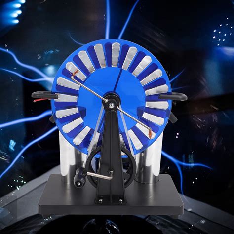 Electrostatic Induction Motor Hand Crank Electrostatic Induction Electricity Generator Pvc