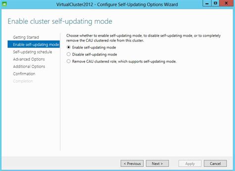 Microsoft Windows Server 2012 Cluster Aware Updating Cau Is A Cool Feature Ws2012 Hyperv