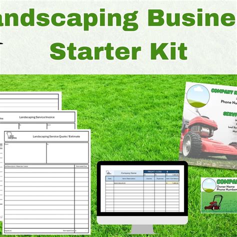 Lawn Care Spreadsheet Etsy