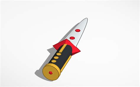 3d Design Jeweled Dagger Tinkercad