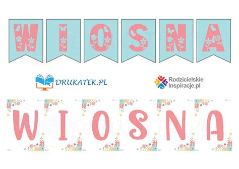 Wiosna Napis Do Druku Darmowy Pdf