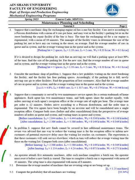Tutorial 3 With Final Answers Pdf Technology And Engineering