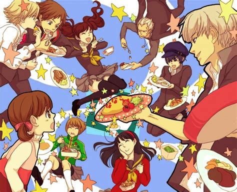 Narukami Yuu Shirogane Naoto Satonaka Chie Kujikawa Rise Amagi