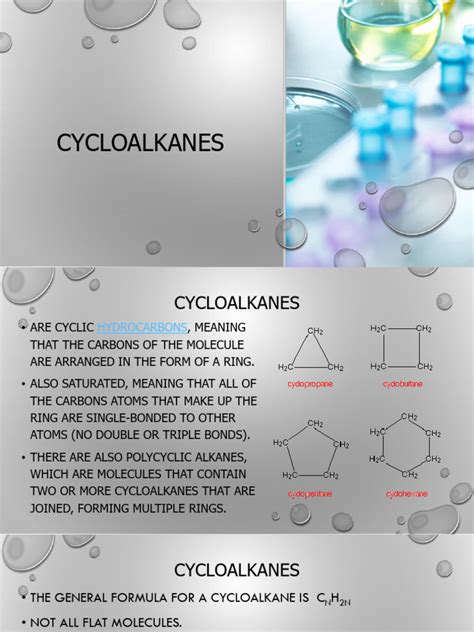 Cycloalkanes Pdf