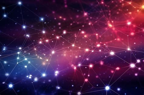 Premium Photo Abstract Network Connections Background