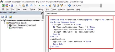 Creating A Dependent Drop Down List In Excel Step By Step Tutorial