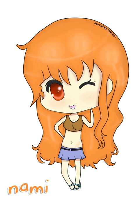 One Piece Nami Chibi By Miruku90 On Deviantart